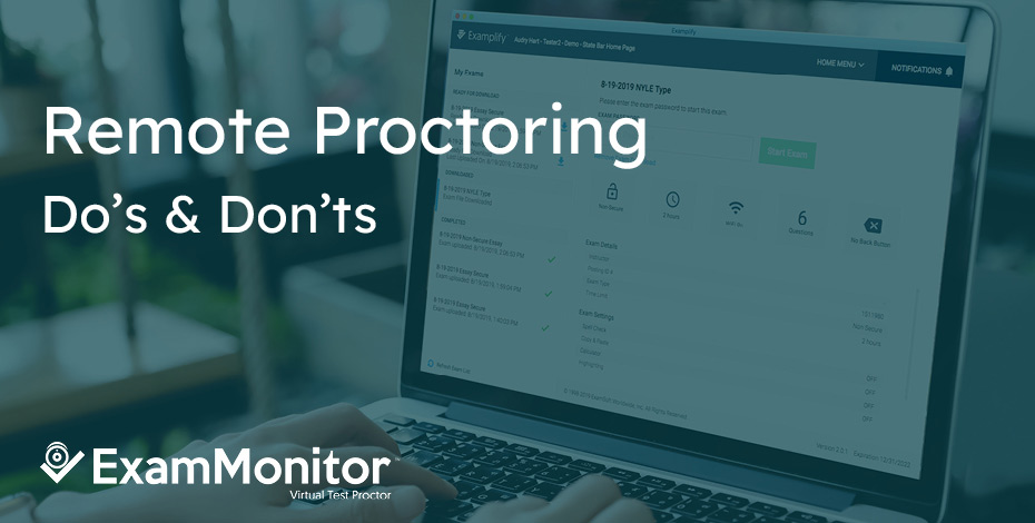 ExamMonitor: Remote Proctoring and Invigilation with ExamSoft