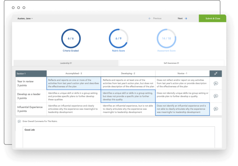 ExamScore | Student-Centered Rubric Assessment Scoring